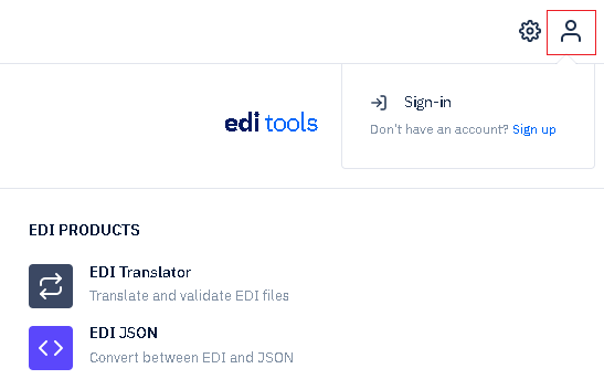 Your Account & API key – EdiFabric Docs