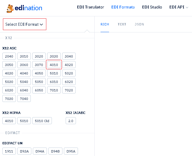 How to create and import EDI specs? – EdiFabric Docs