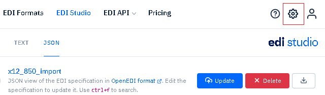 How to create and import EDI specs? – EdiFabric Docs